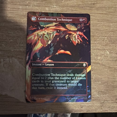 mtg-avatar-foil-borderless-scene-u-combustion-technique-0301-ebay-uk