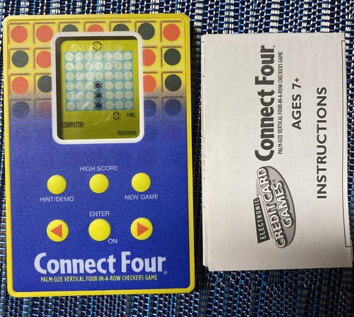 Connect Four Handheld Game *Rare* Hasbro With Instructions | eBay