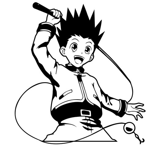 Gon Freecss Hunter x Hunter decal sticker for car/truck laptop window ...