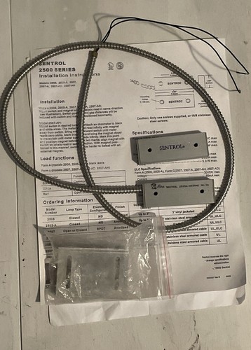 Sentrol 2505A-L 2500 Series Surface Mount Door Magnetic Contact 2505-A ...