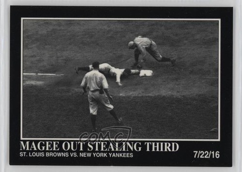 1994 The Sporting News Conlon Collection Lee Magee Out Stealing Third ...