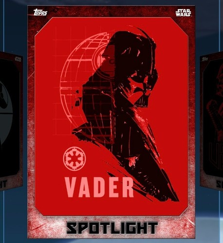 Topps Star Wars Card Trader Rogue One Spotlight Wave 1 Red Darth Vader ...