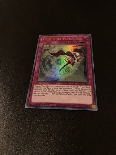 Yugioh! Time Thief Flyback - GFTP-EN068 - Ultra Rare - 1st Edition | eBay