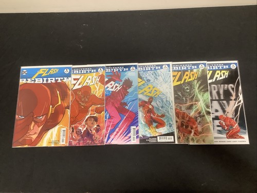 Flash #1-5 + Rebirth oneshot (2016 DC Comics) 1st Appearance Godspeed ...