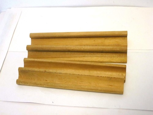 Wooden Scrabble Tile Racks -1989- Lot of 4 Replacement Parts #4024 Ages ...