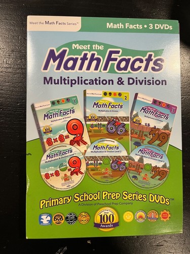 Meet the Math Facts Multiplication and Division 3 DVD set | eBay