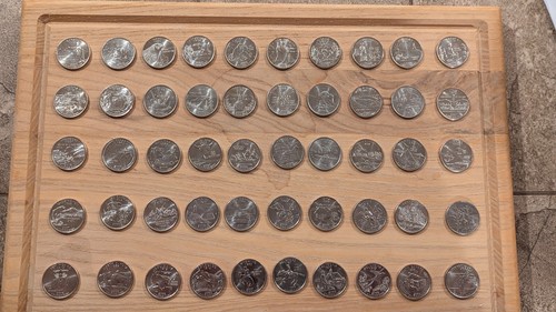 US 1999-2008 50 State Quarters Complete Set 50 Coin Set. A Grade Near ...
