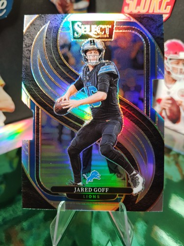 2024 Panini Select - Premier Level Jared Goff #123 Silver Prizm Die-Cut ...