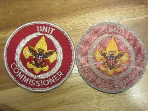 Unit Commissioner Plastic Gauze Back Patch IN6 | eBay