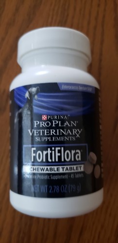 Purina Pro Plan Veterinary FortiFlora | 45 Chewable Tablet Dog ...