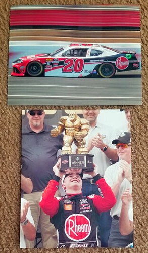 CHRISTOPHER BELL #20 RHEEM XFINITY SHOTS ***SET OF 2*** 8X10 GLOSSY ...