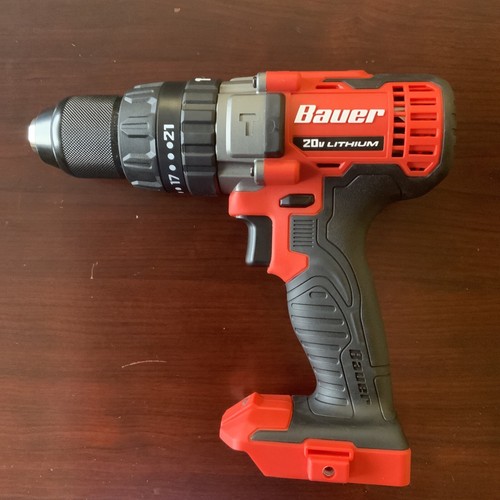 Bauer 1792C-B1 20V Cordless 1/2" Variable Speed Hammer Drill-Tool Only ...