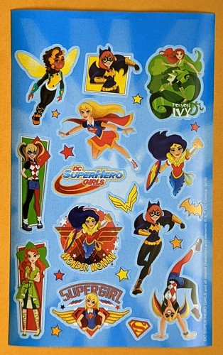 DC Super Hero Girls Sticker Sheet | eBay