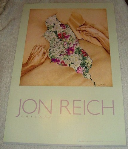 Jon Reich Art Gallery Gift of Spring poster of color pencil original ...