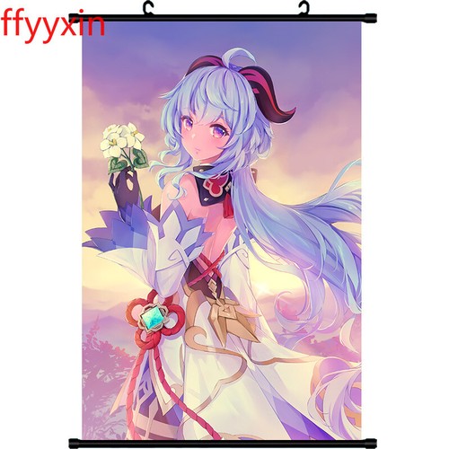 Ganyu Genshin Impact Anime Poster Hanging Painting Decor 60*90CM ...
