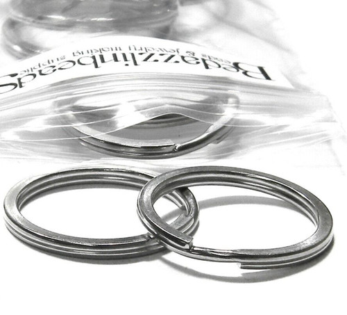 2 Surgical 304 Grade Stainless Steel 25mm (1 inch) Blank Key Ring Split Rings | eBay