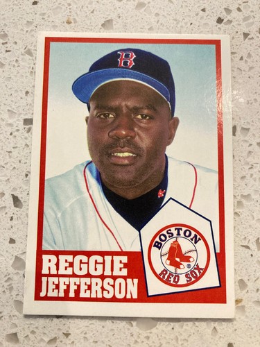 1998 Panini Venezuelan Sticker Stan Reggie Jefferson Boston Red Sox ...