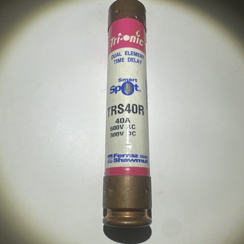 Ferraz Shawmut TRS40R Smart Spot 40 AMP Fuse 600VAC | eBay