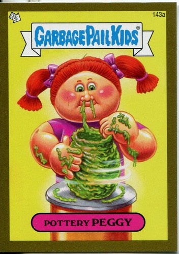 Garbage Pail Kids Mini Cards 2013 Gold Parallel Base Card 143a Pottery ...