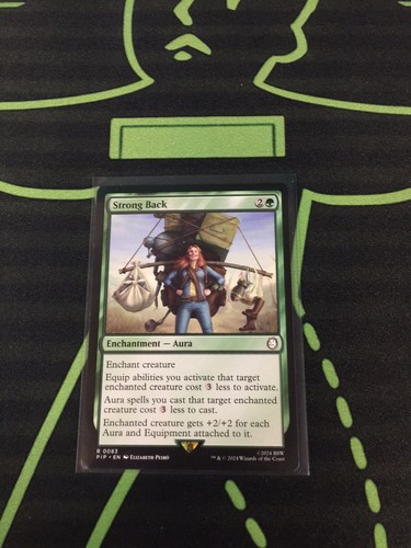 MTG Magic The Gathering Strong Back Fallout Commander | eBay