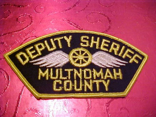 MULTNOMAH COUNTY OREGON POLICE PATCH SHOULDER SIZE UNUSED TYPE 2 | eBay