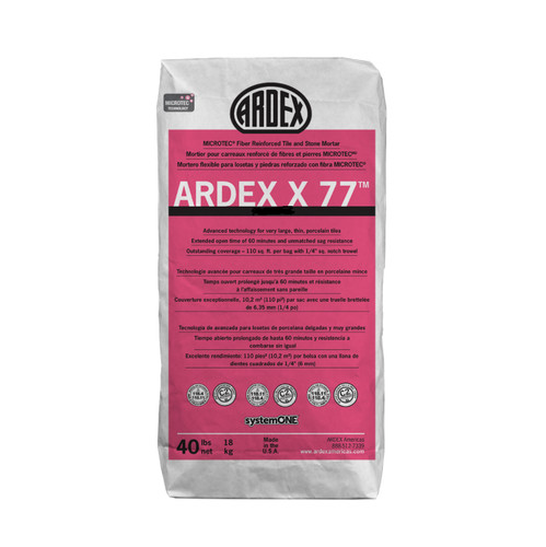 Ardex X77 Microtec Fiber Reinforced Tile & Stone Mortar | eBay
