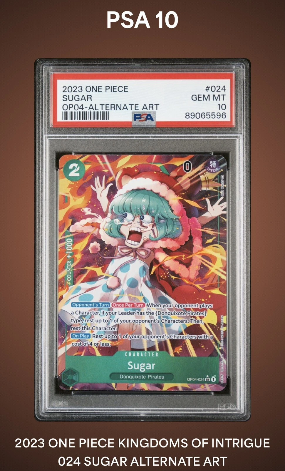 Sugar 2023 Kingdoms of Intrigue #OP04-024 Super Rare (Alternate Art) Price Guide - Sports Card ...