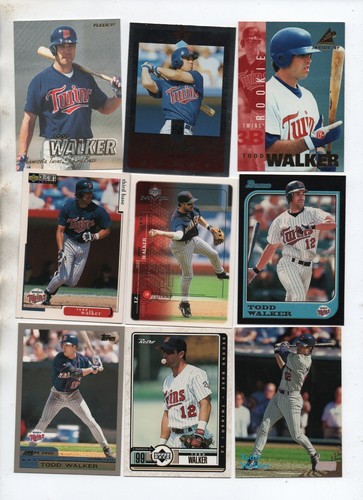 9-todd walker minnesota twins card #1 nice lot | eBay