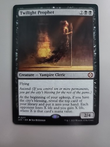 MTG Twilight Prophet Commander: Lost Caverns of Ixalan 211 Regular Rare ...