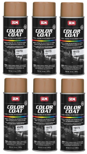 SEM Paint Carpet Plastic Vinyl Flat Camel Aerosol 12 oz. Ea 15173 (6 ...