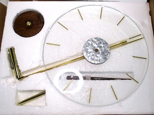 NEW Clear Face Analog 12-Hour Hanging Wall Clock | eBay