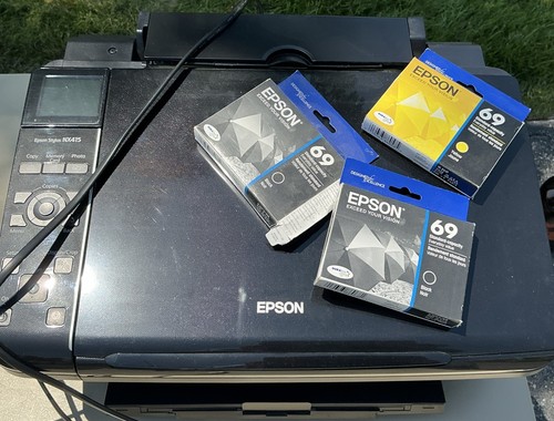 Epson Stylus NX415 All-In-One Color Inkjet Printer w/3 New Cartridges ...