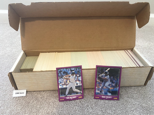 1988 Score Baseball Complete Collector Set - 660 Cards + 56 Magic ...