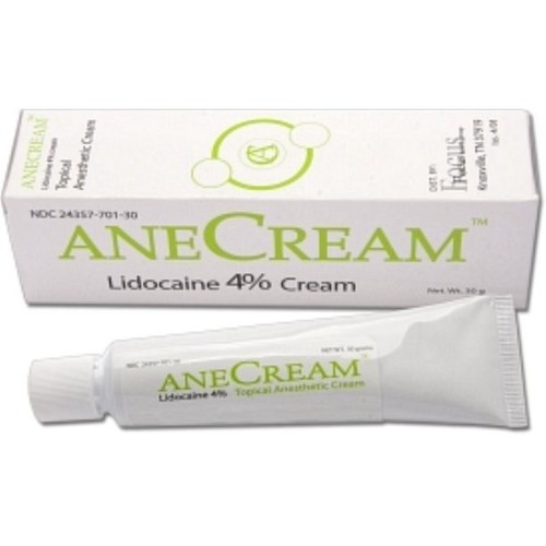 AneCream Lidocaine 4% Cream Topical Anesthetic Non-Greasy Cream 5g ...