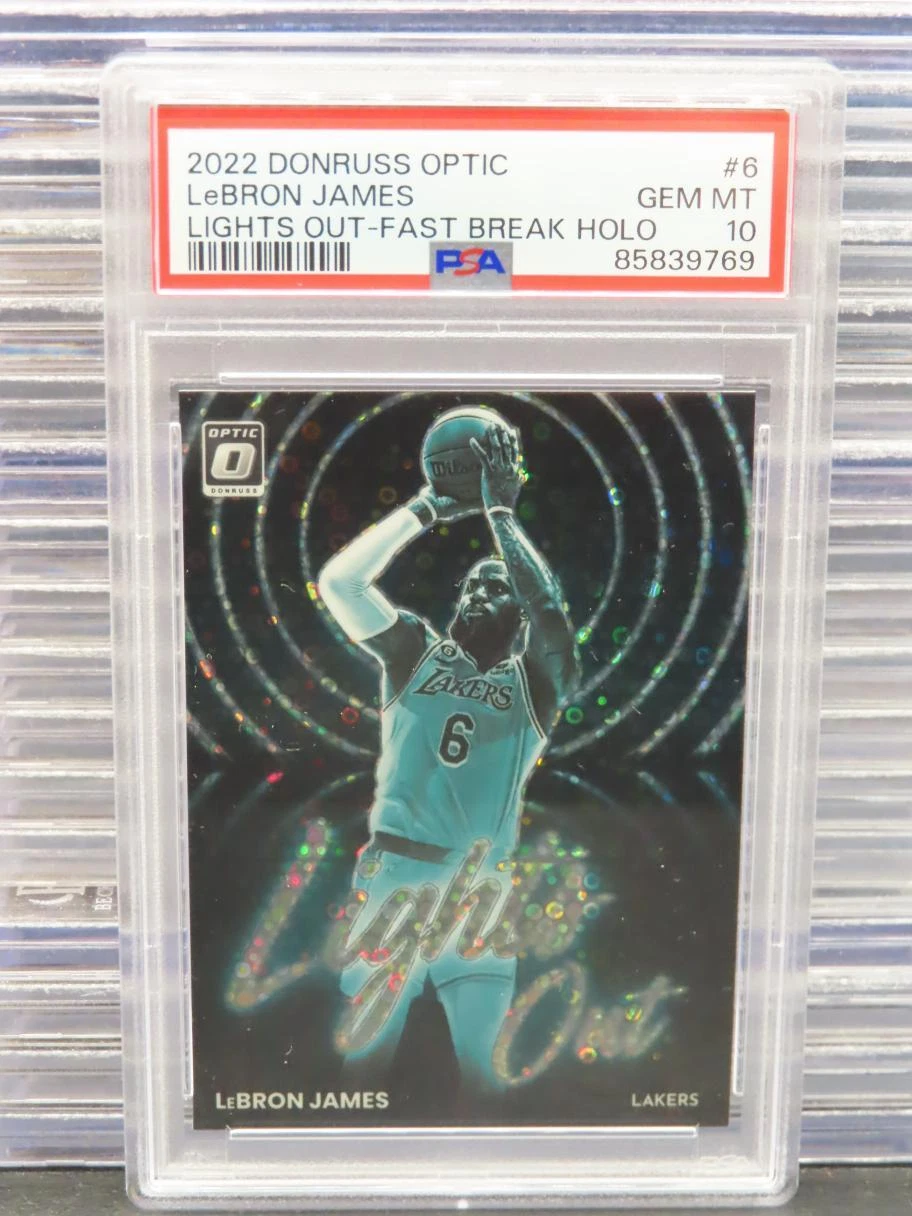 LeBron James 2022 Optic #6 Lights Out - Fast Break Price Guide - Sports ...