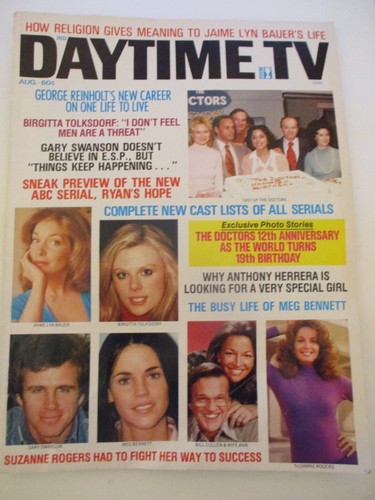 Jaime Lyn Bauer, George Reinholt - Daytime TV Magazine 1975 | eBay