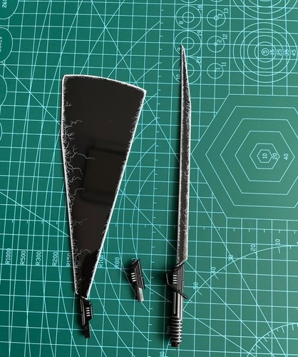 1/6 Sword Weapon Figure Hot Toys Star Wars The Mandalorian Moff Gideon ...