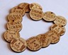 Wooden Drink Tokens. 3cm Personalised Hearts. Rustic Wedding Guest ...