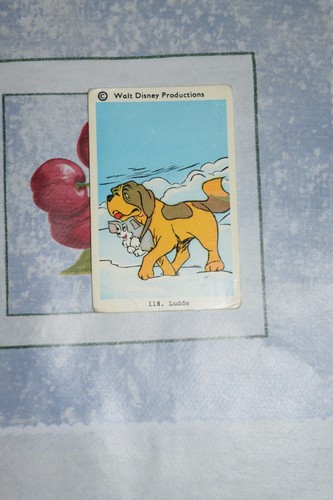 Walt Disney Vintage Card from Sweden lady and the tramp 118 ludde | eBay