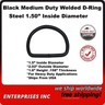 Dee Rings D-Ring 1.75" Inside Diameter Black Steel WELDED Heavy Duty ...