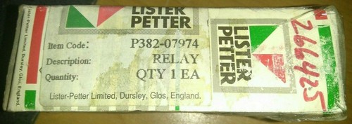 NEW LISTER PETTER ENGINE RELAY (pack of 2) 382-07974 | eBay