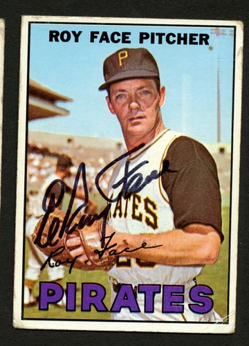 Roy Face #49 signed autograph auto 1967 Topps Baseball Trading Card | eBay