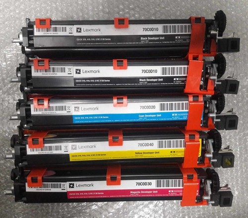 Lexmark ~70C0Z50~ Photoconductor Colour Imaging Kit + Extra Black 700Z5 ...