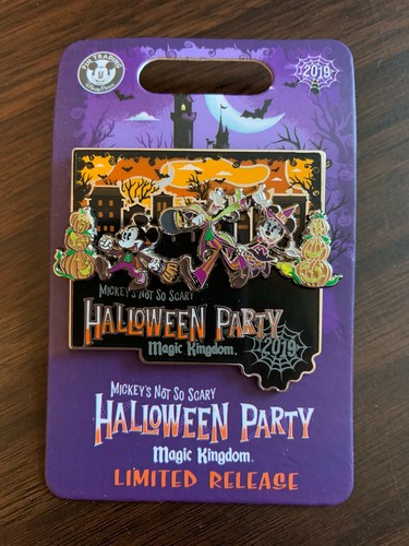 Disney 2019 MNSSHP Mickey's Not So Scary Halloween Party Event Logo Pin ...