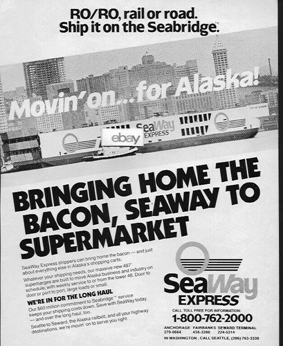 SEAWAY EXPRESS CITY OF SEWARD FREIGHTER SERVICE FROM SEATTLE TO SEWARD ...