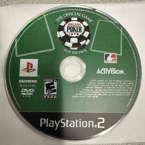 Scratch-Free - World Series of Poker - Sony Playstation 2 PS2 ...