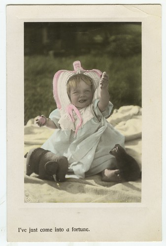 c 1909 Child Children LITTLE FORTUNE GIRL British photo postcard | eBay