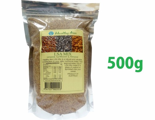 Linseed Sunflower Almond LSA Mix 500g Australian Product Cereal ...