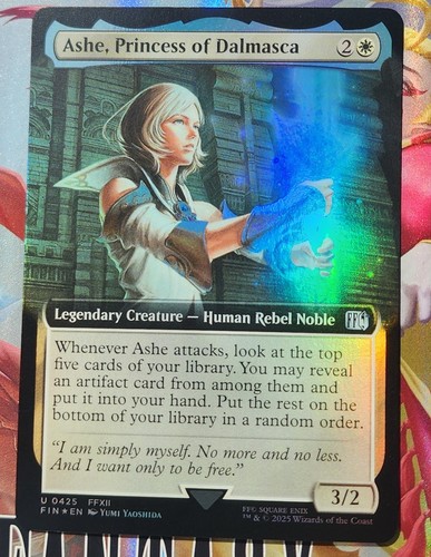 Mtg Final Fantasy Ashe, Princess Of Dalmasca Extended Art NM Foil | eBay