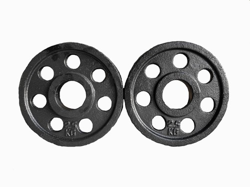 Pair Of 2.5 KG Tijuana Barbell Company Olympic 2-inch Revolver Plates ...